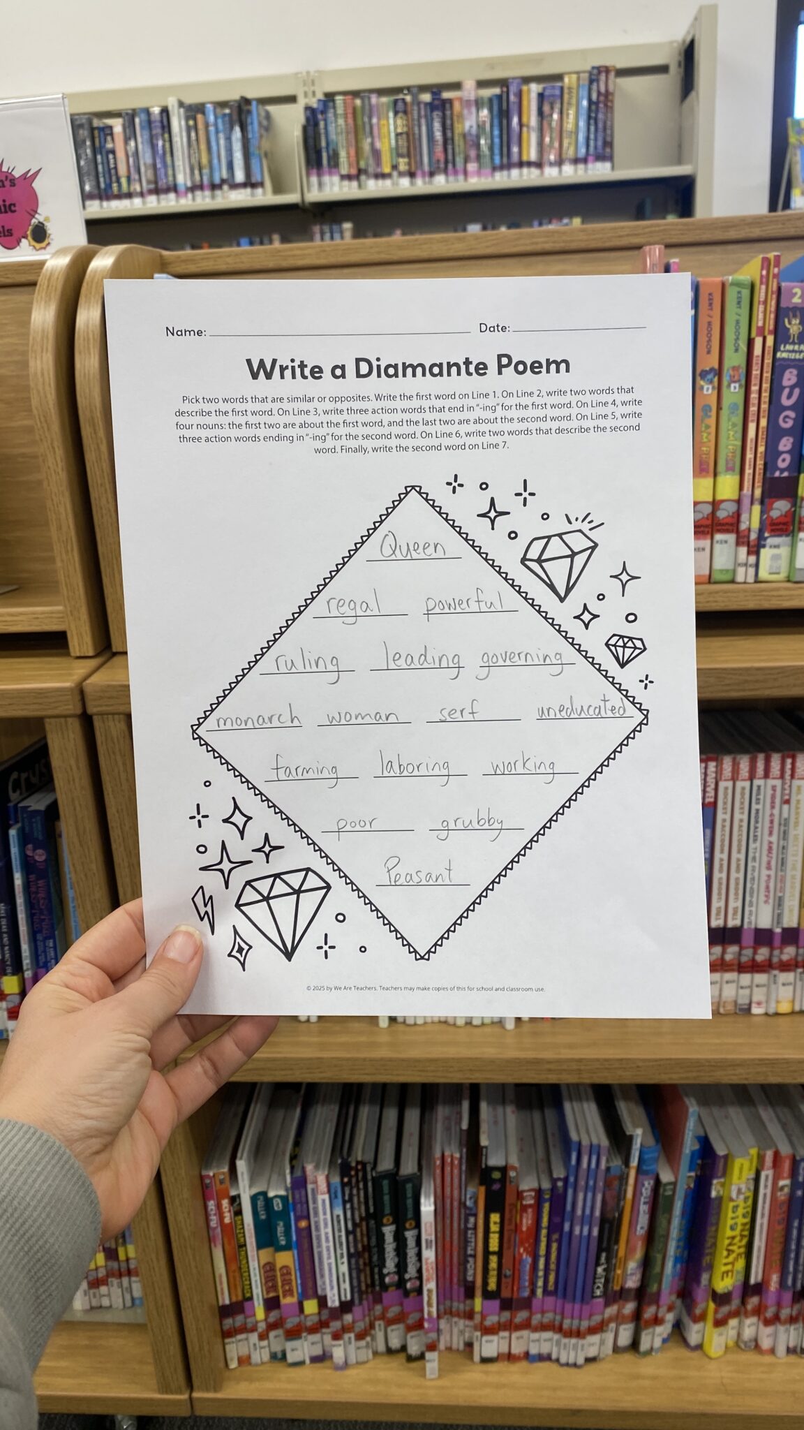 How To Write a Diamante Poem: Examples and Templates