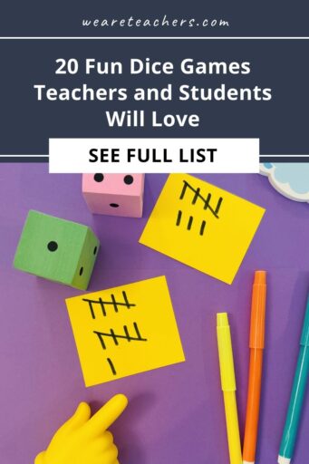 20 Dice Games for Math, Reading, Art, and Fun! - WeAreTeachers
