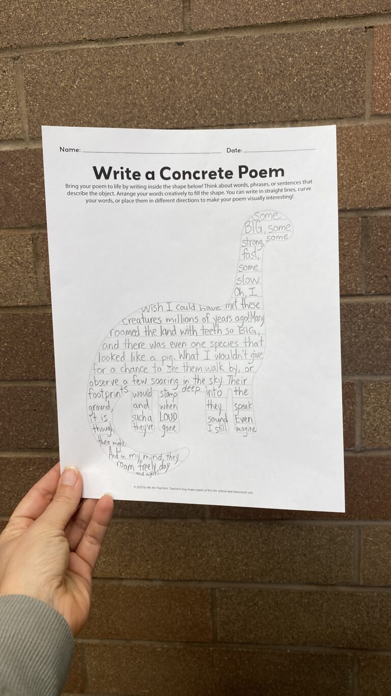 How To Write Concrete Poems: Examples and Templates
