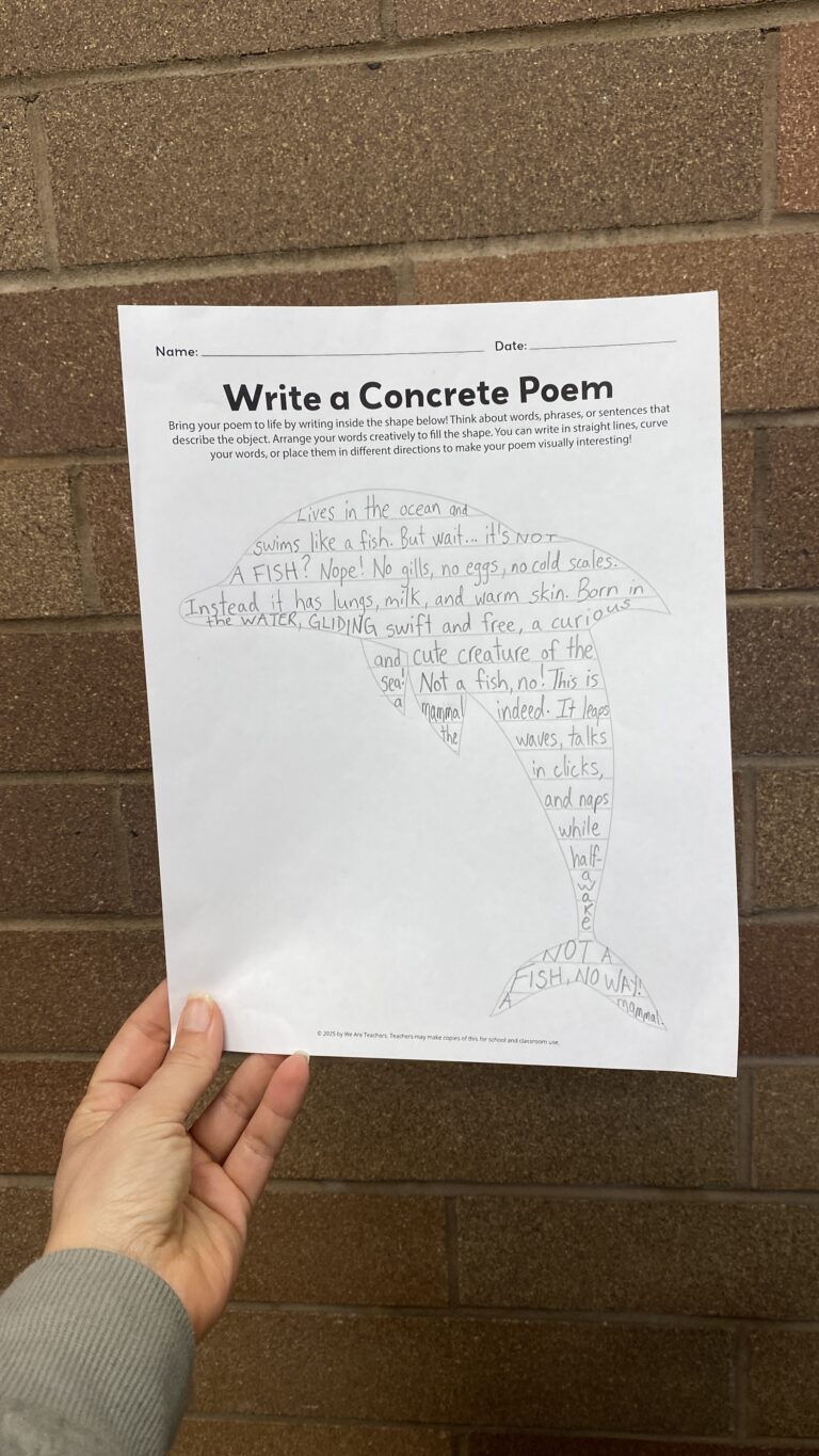 How To Write Concrete Poems: Examples and Templates