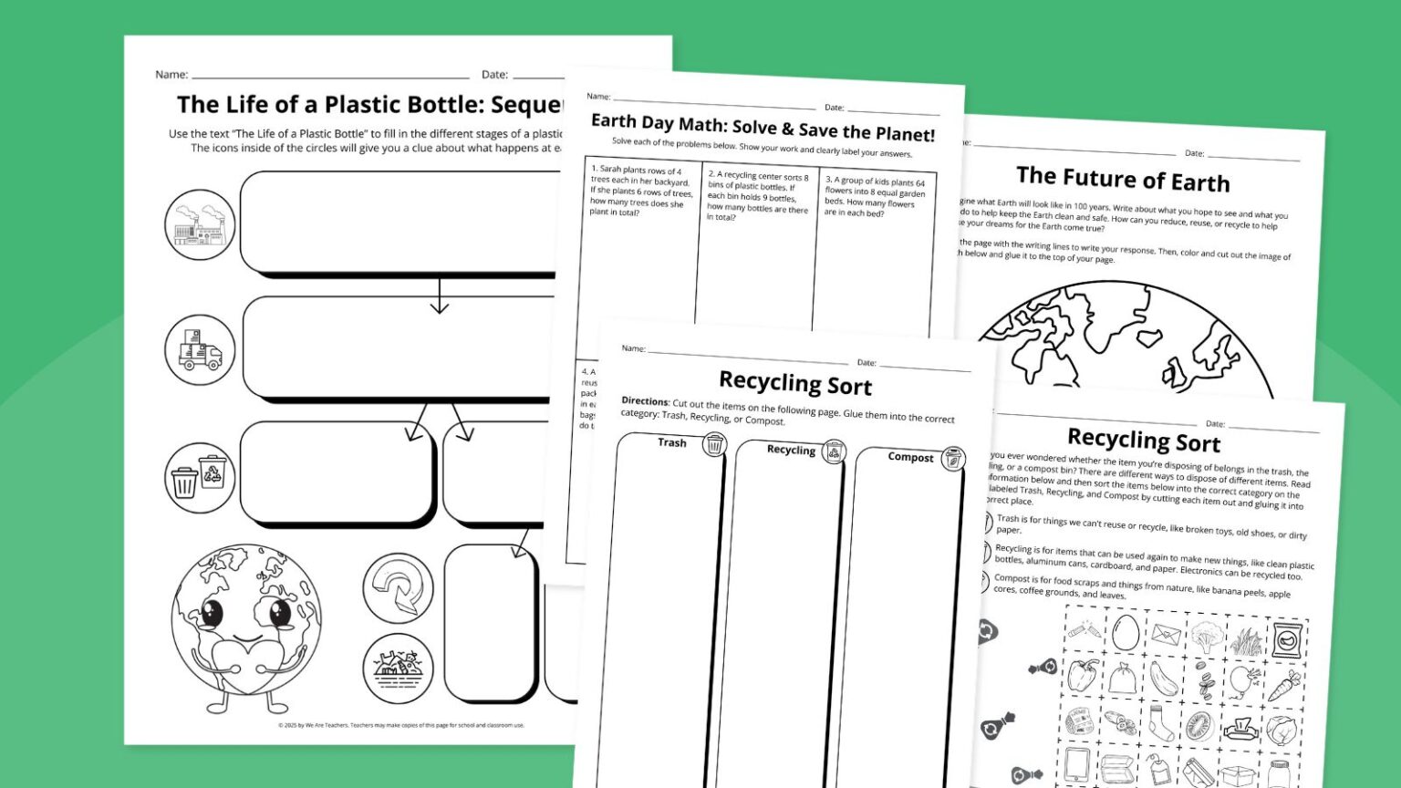 Free Printable Earth Day Worksheets