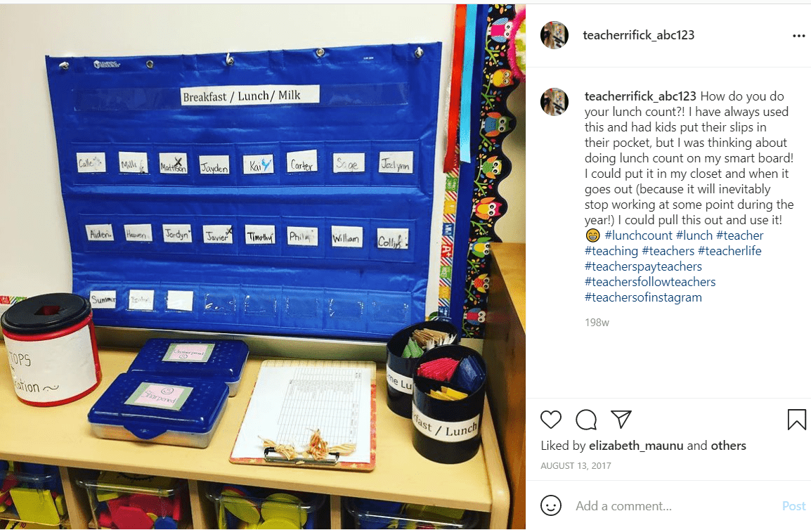 Lunch Count Ideas for the Classroom - WeAreTeachers