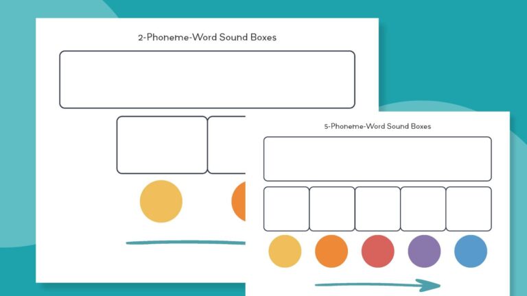 Free Printable Elkonin Boxes, Plus How To Use Them Step-by-Step