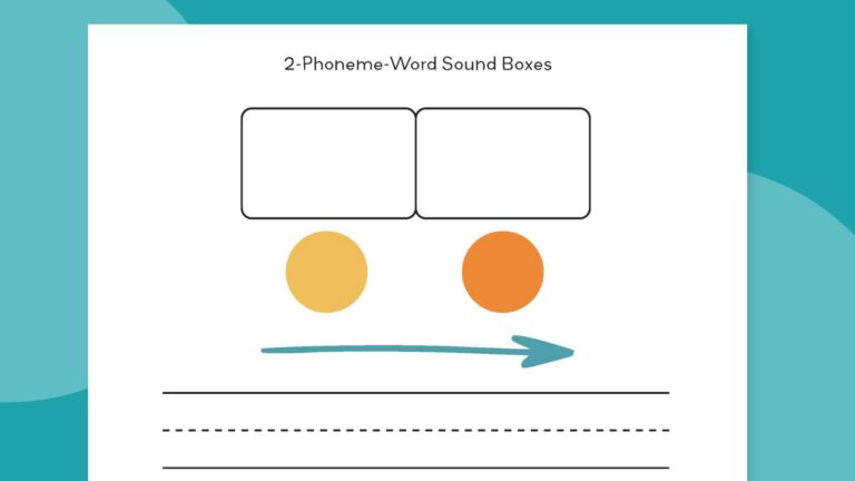 Free Printable Elkonin Boxes, Plus How To Use Them Step-by-Step