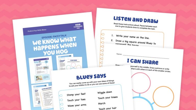 These Bluey Activities Help Teachers Build Play and Imagination
