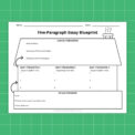 Five-Paragraph Essay Graphic Organizer (Free Worksheets)