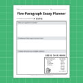 Five-Paragraph Essay Graphic Organizer (Free Worksheets)