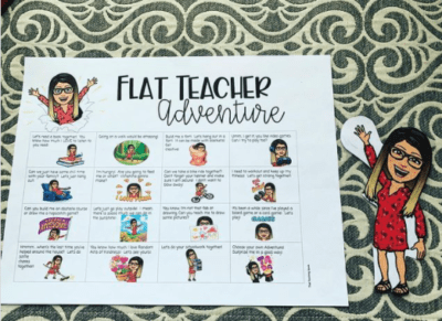 Create a Flat Teacher To Cross the Distance Learning Divide