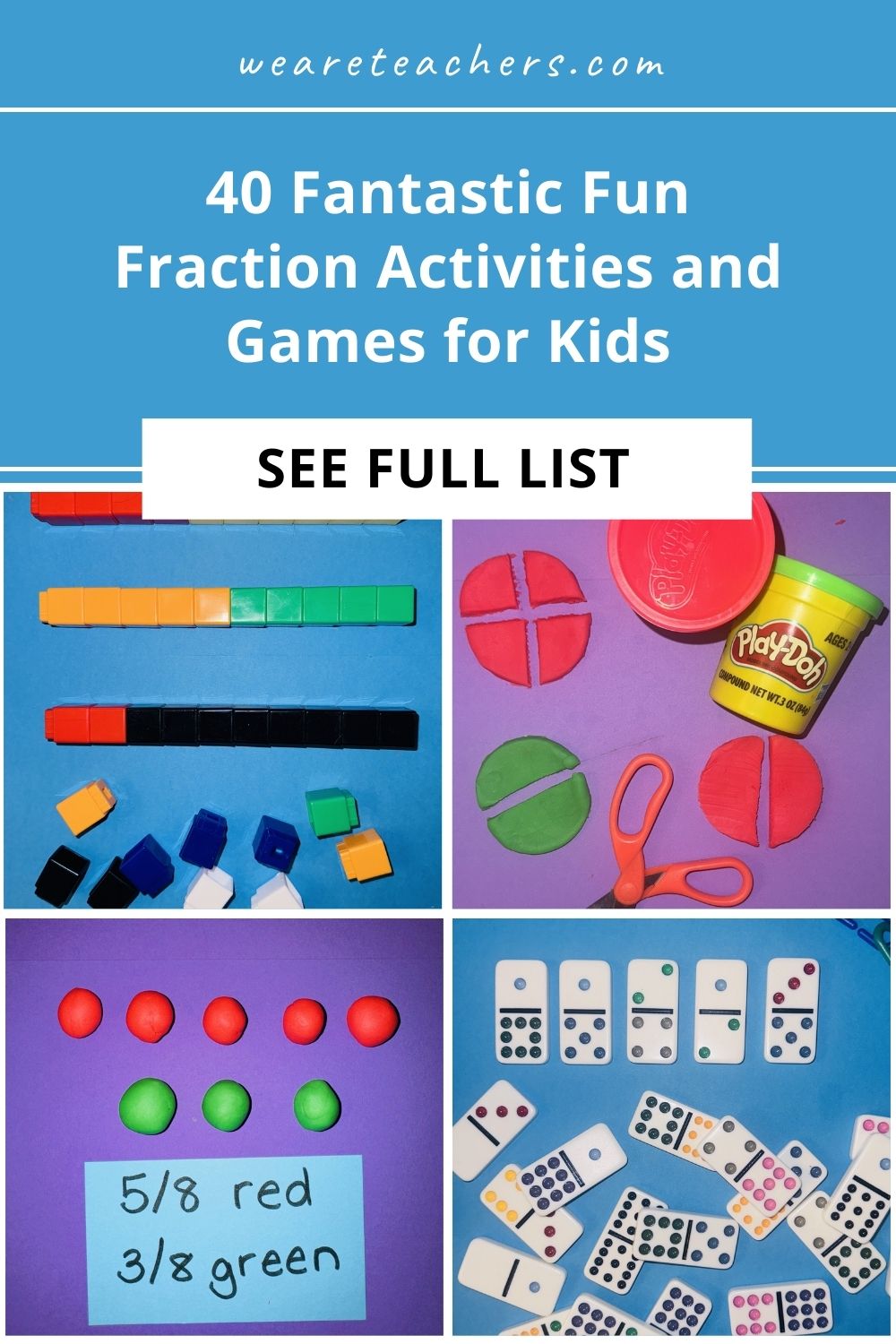 42 Fun Fraction Games and Activities for Kids