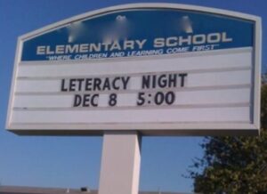 15 Funny School Signs To Make You Laugh - We Are Teachers