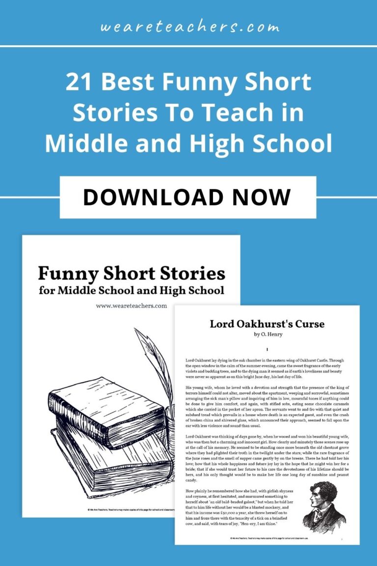21 Best Funny Short Stories To Teach in Middle and High School