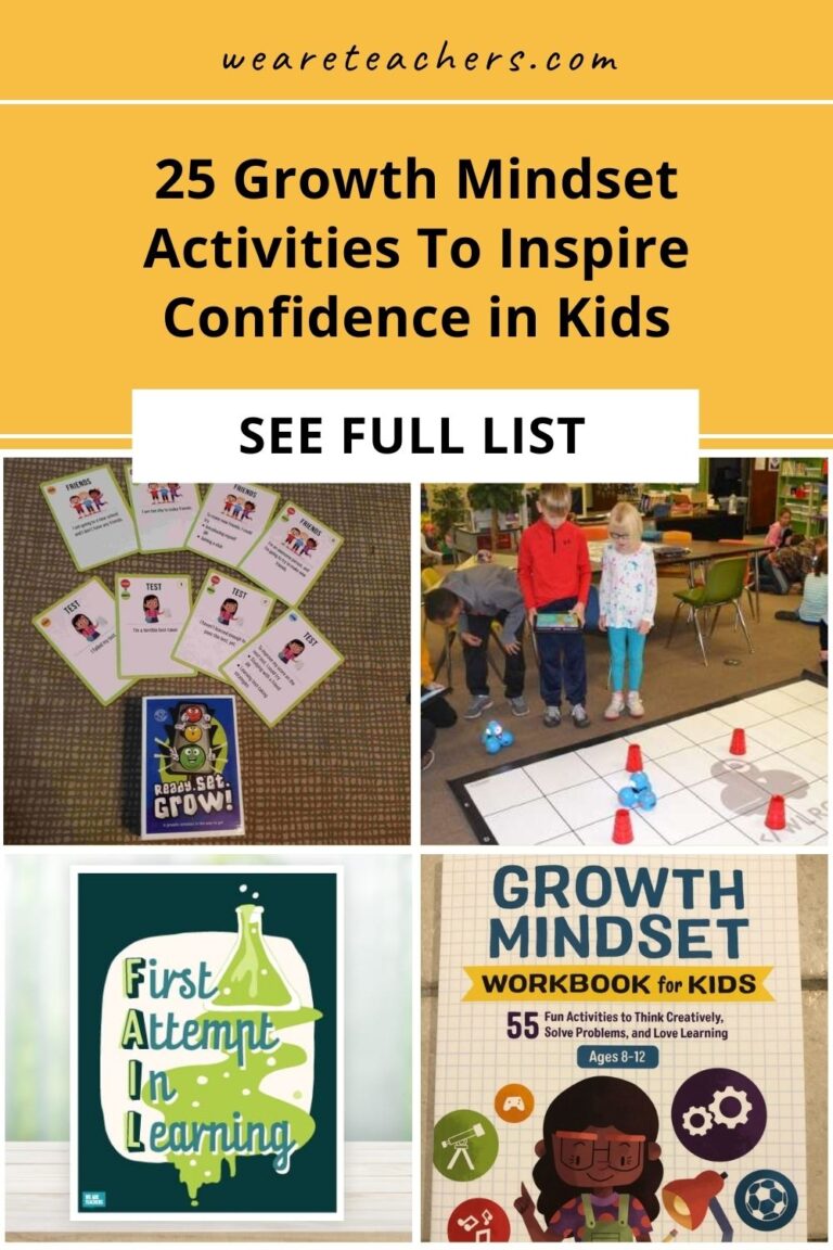 25 Growth Mindset Activities To Inspire Confidence in Kids