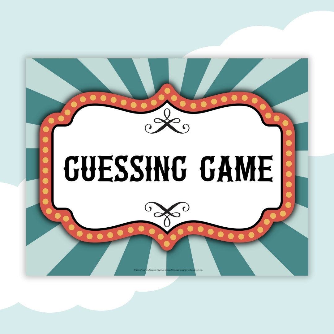 Free Printable Carnival Station Signs for Your Next Event