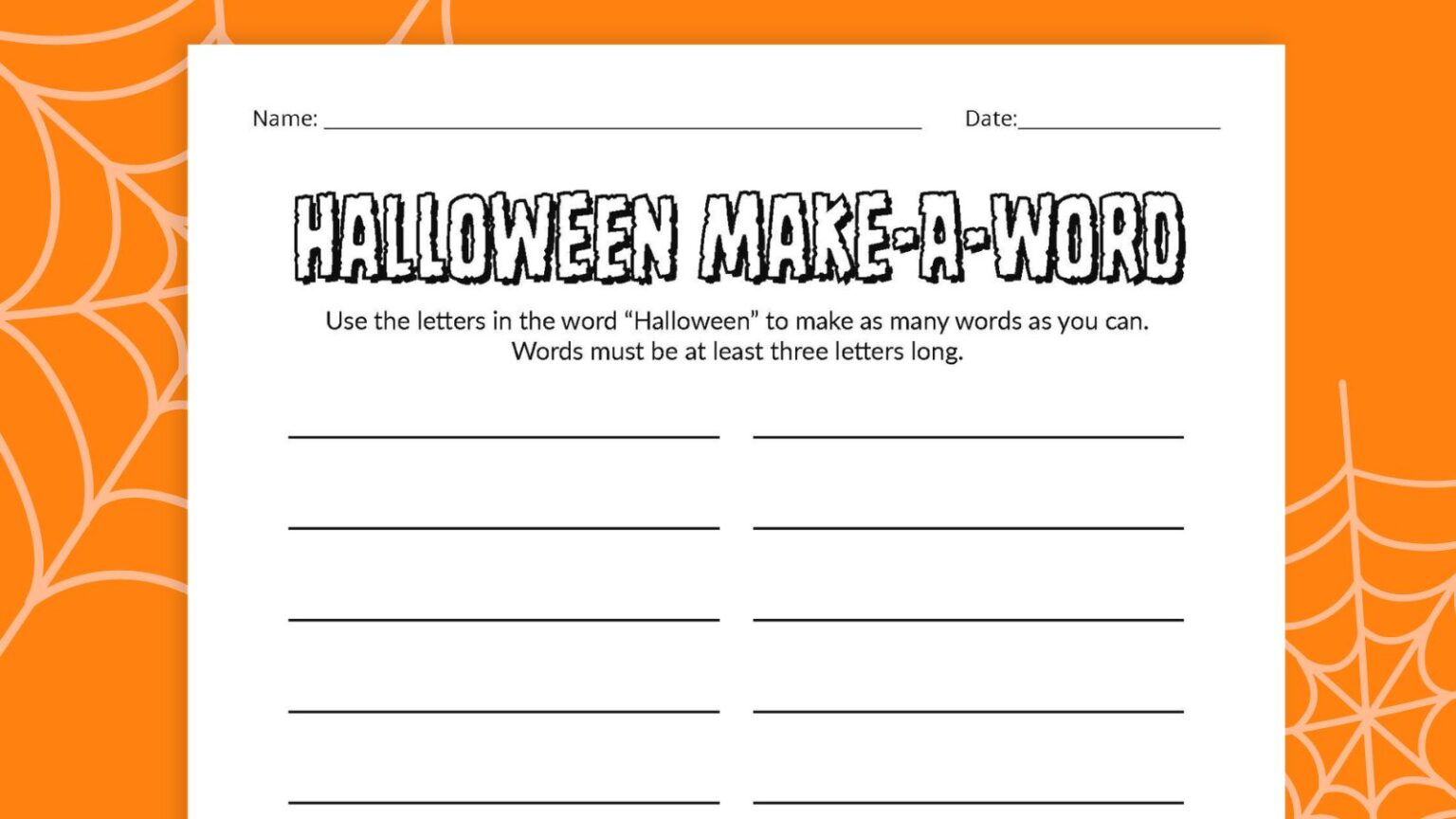 Halloween Worksheets: Get Our Free Bundle!