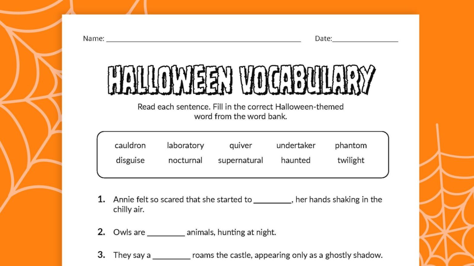 Halloween Worksheets: Get Our Free Bundle! - October 2024
