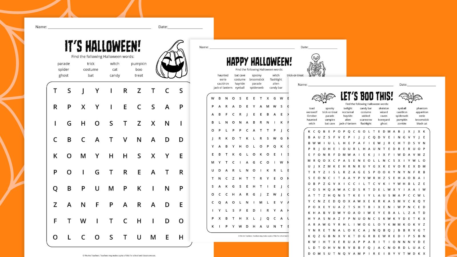 Halloween Worksheets: Get Our Free Bundle! - Faberk