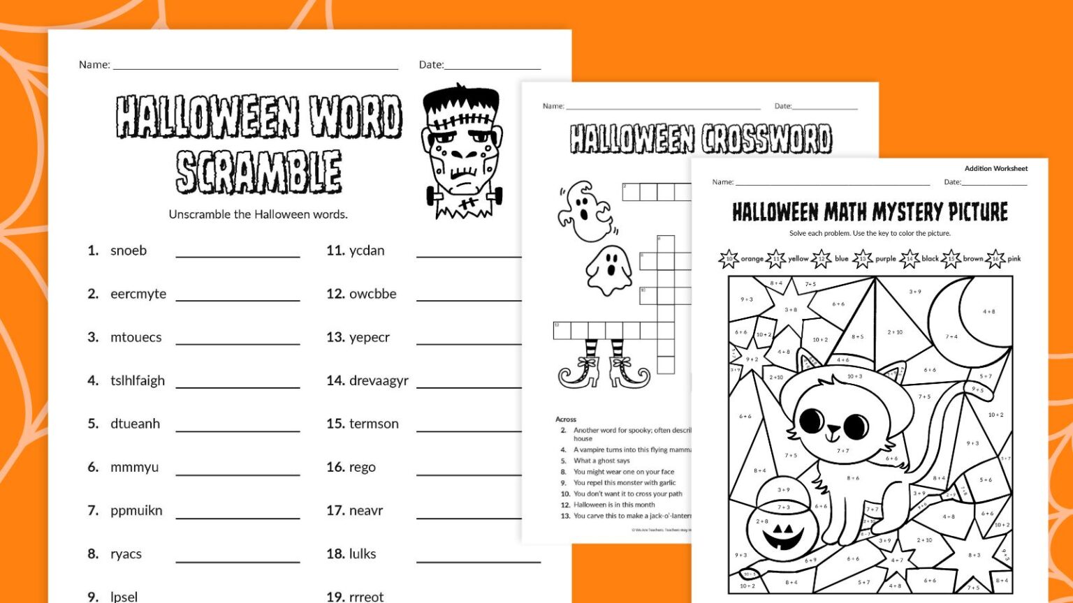 Halloween Worksheets: Get Our Free Bundle!