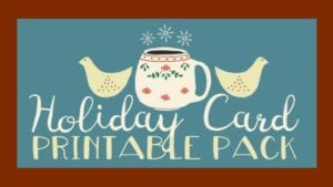 Printable Holiday Cards for Coworkers, Students, & Parents