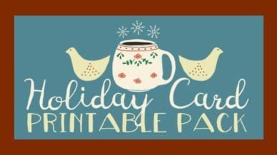 Printable Holiday Cards for Coworkers, Students, & Parents
