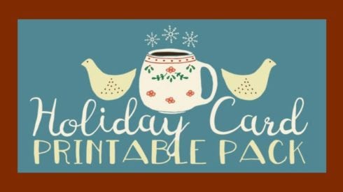 Printable Holiday Cards for Coworkers, Students, & Parents