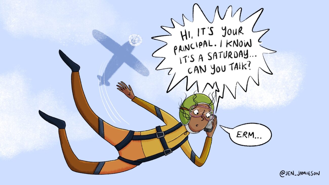 Help! My Principal Keeps Calling Me on Weekends