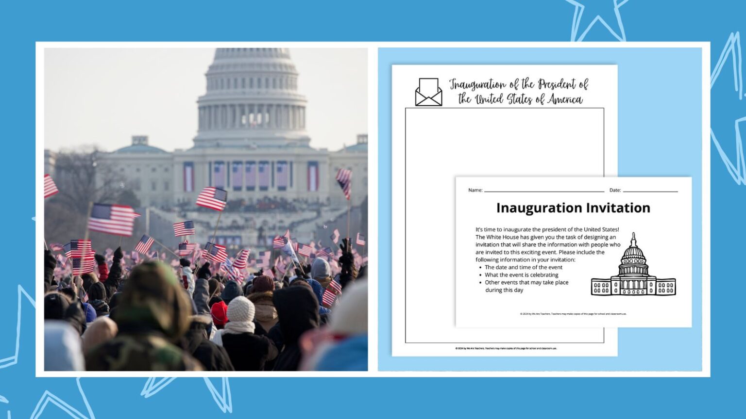 Unique Inauguration Day Activities (Plus Printable Worksheets) - We Are ...