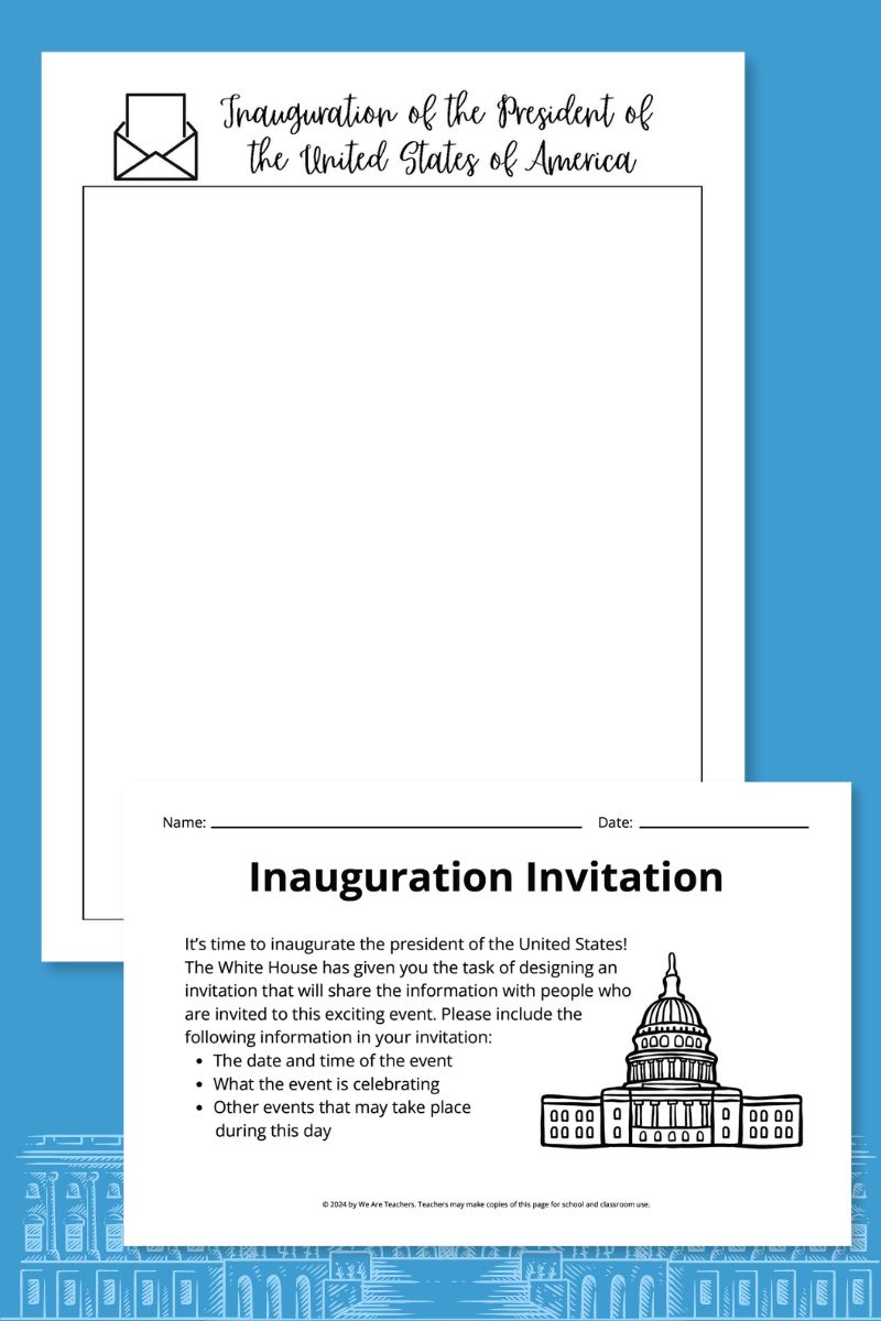 Unique Inauguration Day Activities (Plus Printable Worksheets) - We Are ...