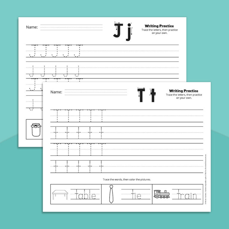 Letter-Tracing Worksheets From A-Z