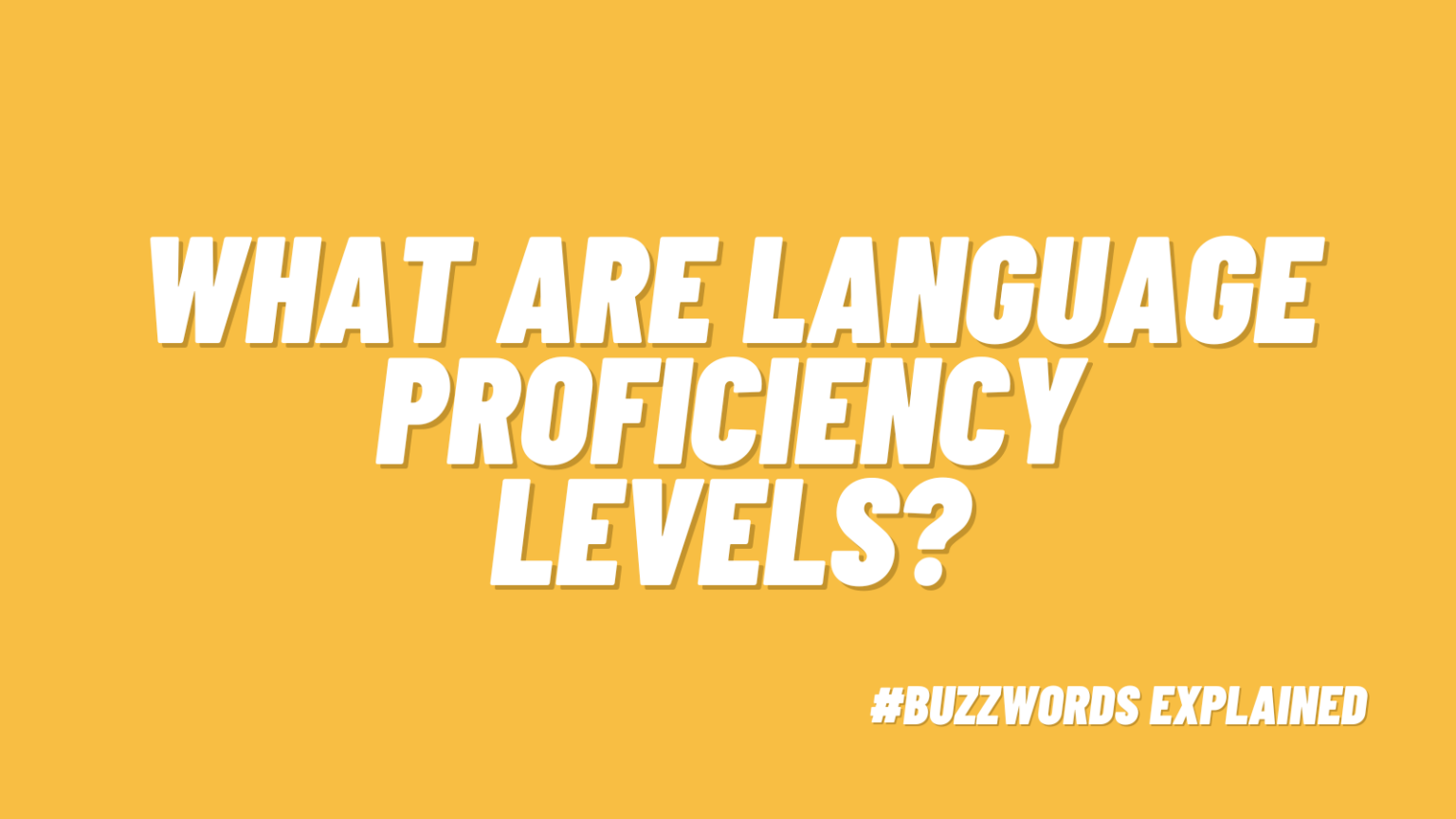 Language Proficiency Levels: A Guide for School Curriculum