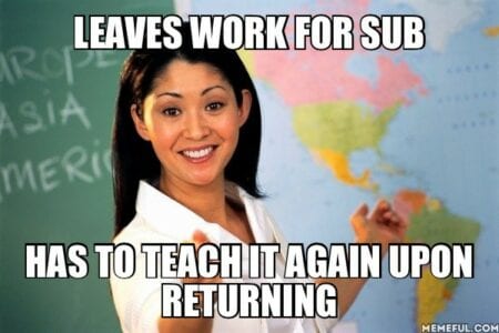 15 Substitute Teacher Memes That Are All Too Real