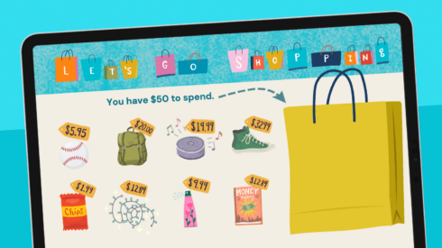 "Let's Go Shopping!": Free Interactive Whiteboard Lesson