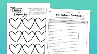 Get Our Free Bundle of Self-Esteem Worksheets