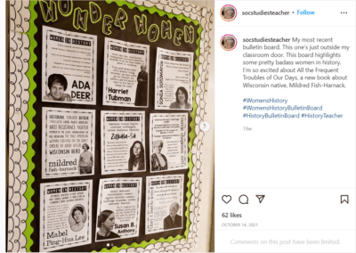 March Bulletin Board Ideas - St. Patrick's Day, Pi Day, Women's History