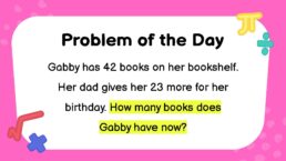 50 Third Grade Math Word Problems of the Day