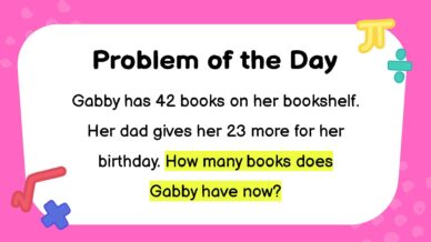 50 Third Grade Math Word Problems of the Day