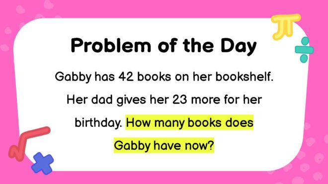 50 Third Grade Math Word Problems of the Day