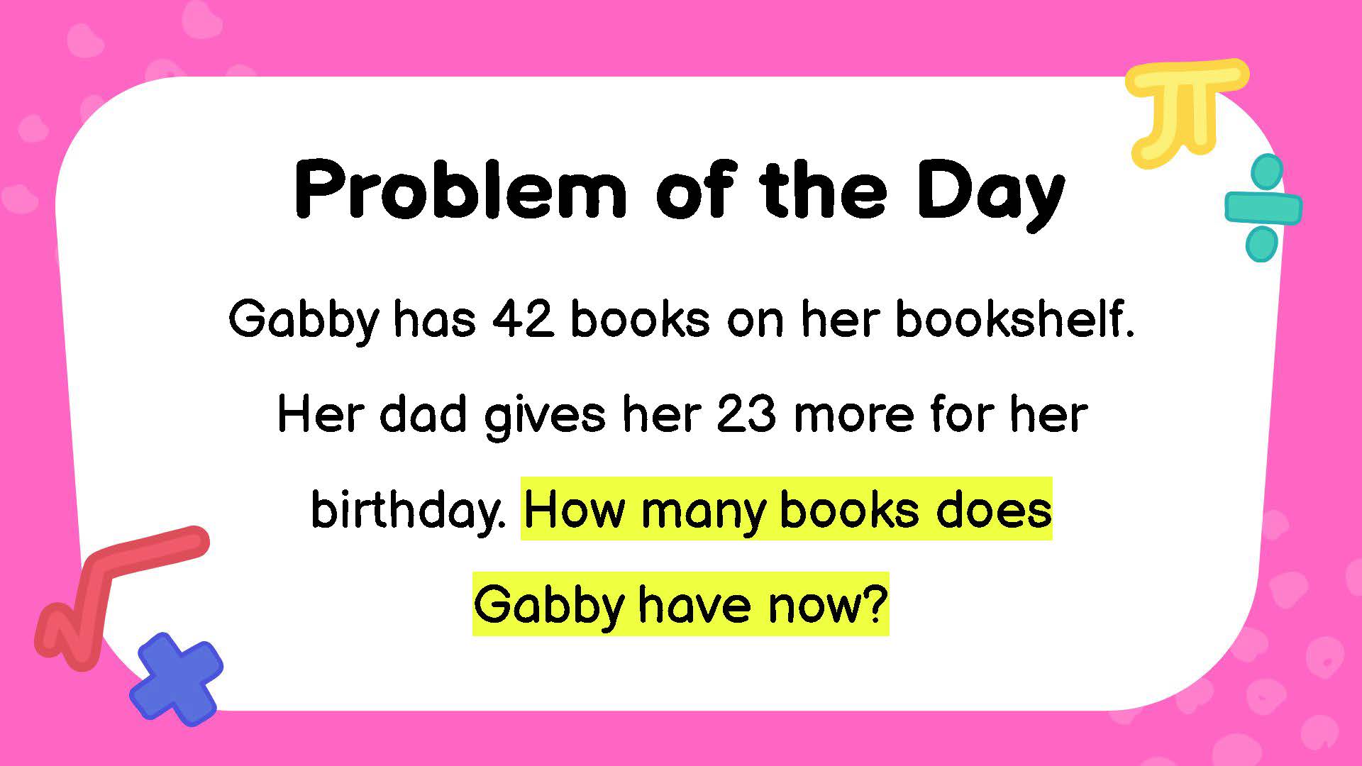50 Third Grade Math Word Problems of the Day