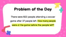 50 Third Grade Math Word Problems of the Day