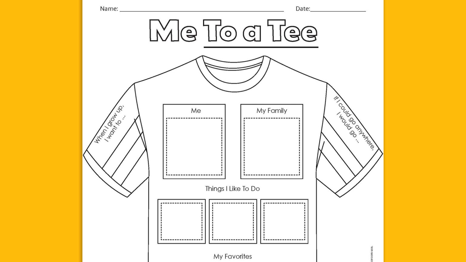 All About Me Worksheets: 11 Free Options for All Grade Levels