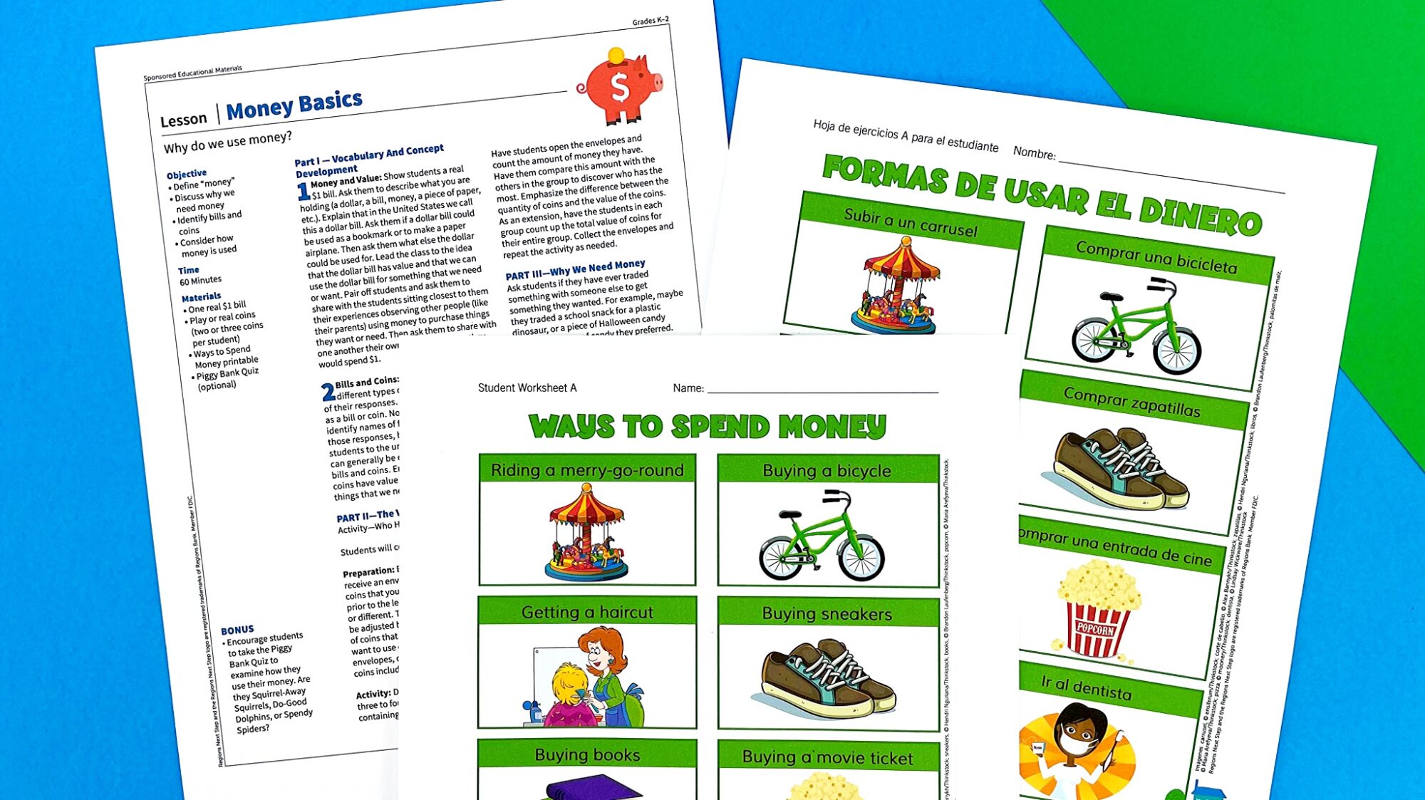 Money Basics: A Lesson and Worksheet to Introduce Money