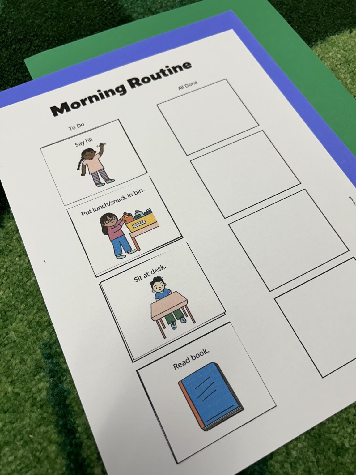 5 Free Visual Schedule Templates (Plus How To Use Them) - Asha Modern ...