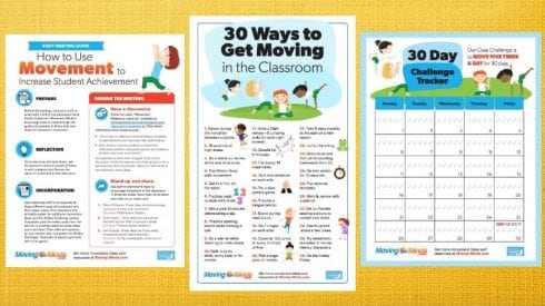 Classroom Movement Kit: Staff Guide, Classroom Poster, Activity Tracker