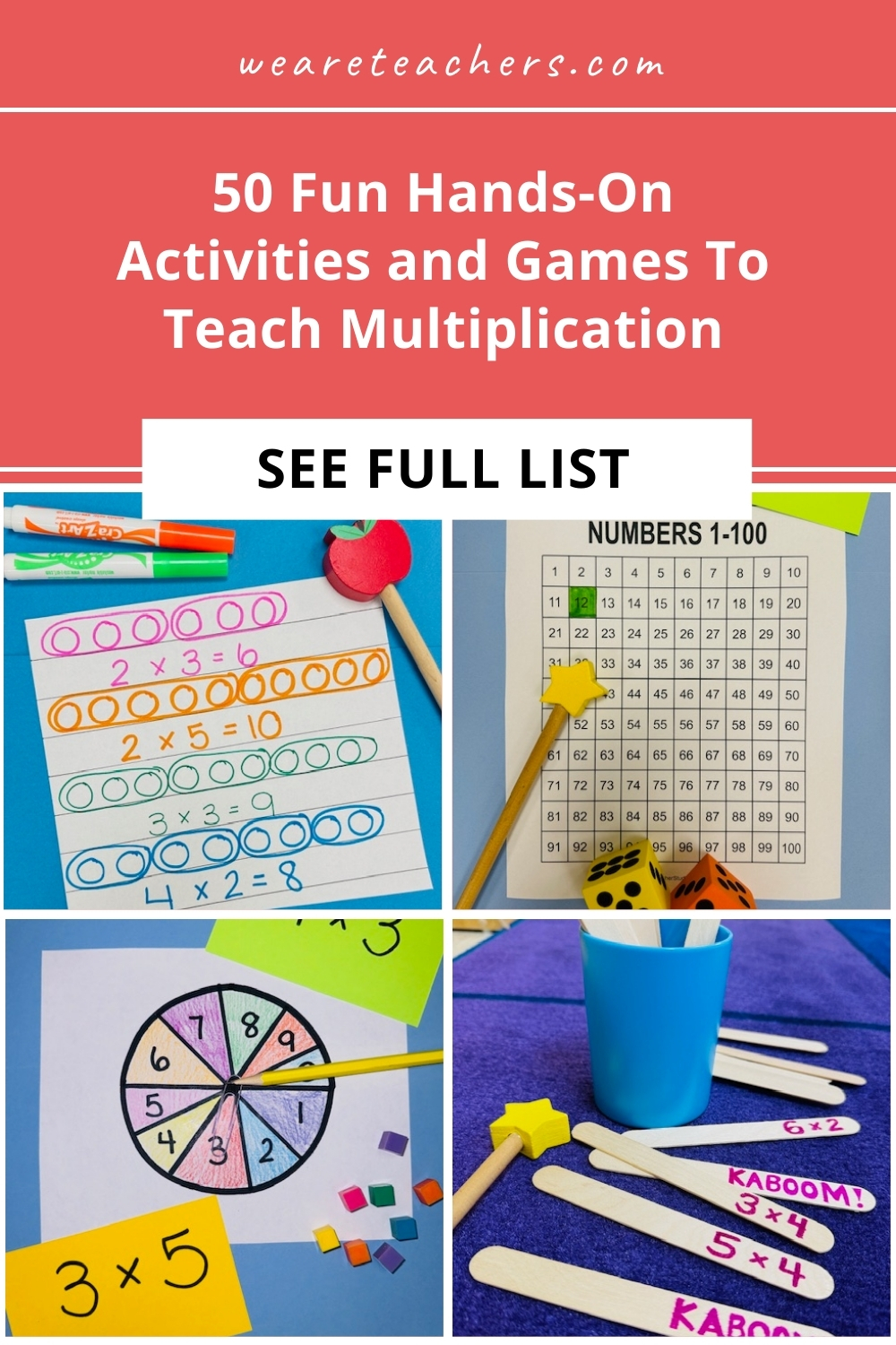 50 Fun Hands-On Activities To Teach Multiplication