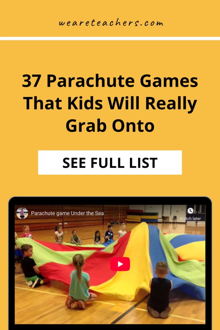 37 Parachute Games That Kids Will Really Grab Onto