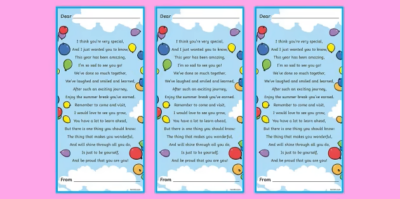 15 Examples of Awesome End-of-Year Letters to Students - Maryland K12