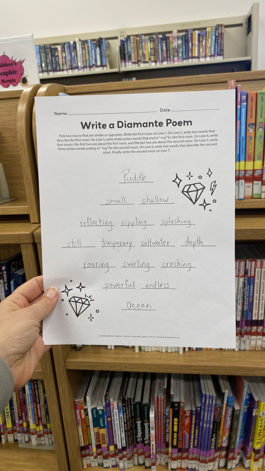 How To Write a Diamante Poem: Examples and Templates