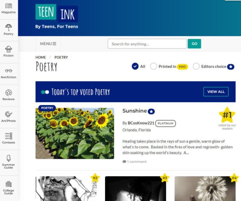 15 Best Poetry Websites for Kids, Teens, Teachers, and Classrooms