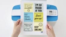 Free Templates for Positive Encouragement Post-its