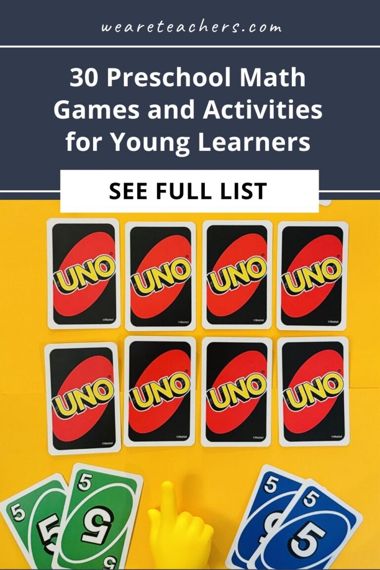 30 Preschool Math Games and Activities for Young Learners