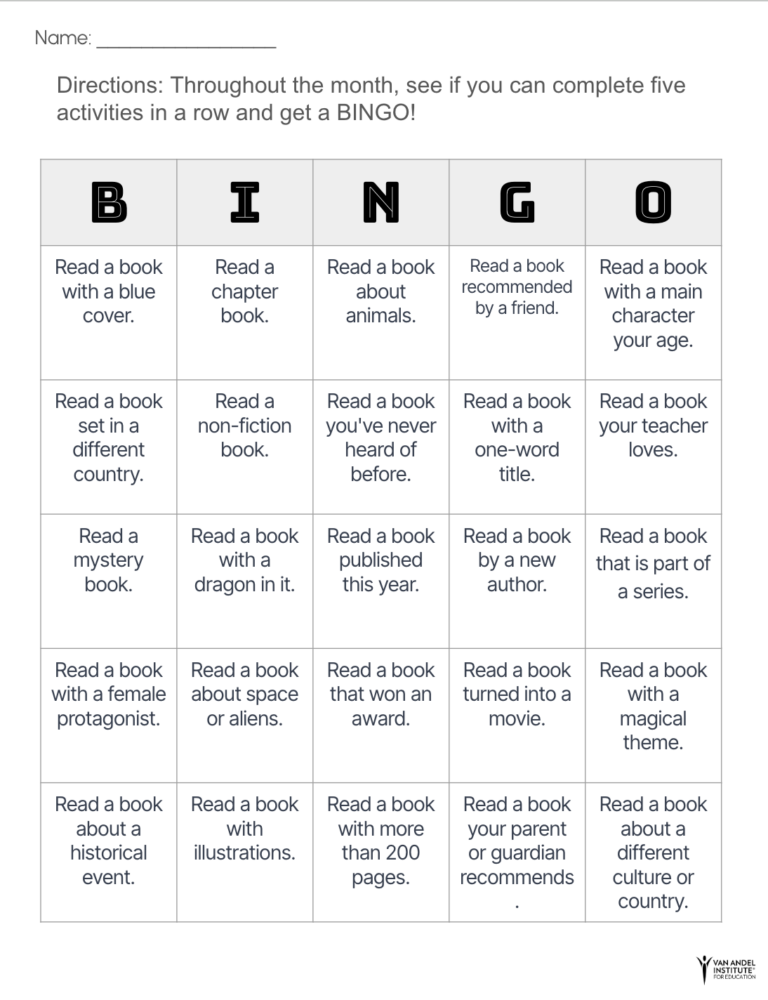 Free Activities for National Reading Month